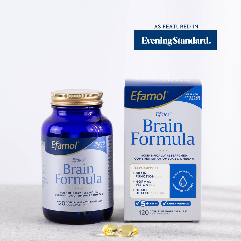 Efalex Brain Formula Capsules – Omega-3 DHA, EPA & Omega-6 GLA for ...