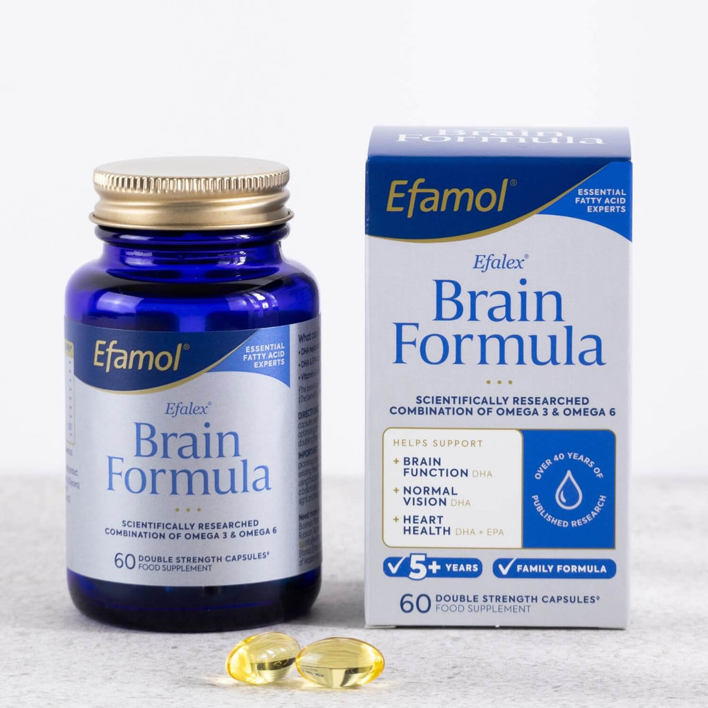 Efalex Brain Formula Capsules – Omega-3 DHA, EPA & Omega-6 GLA for ...
