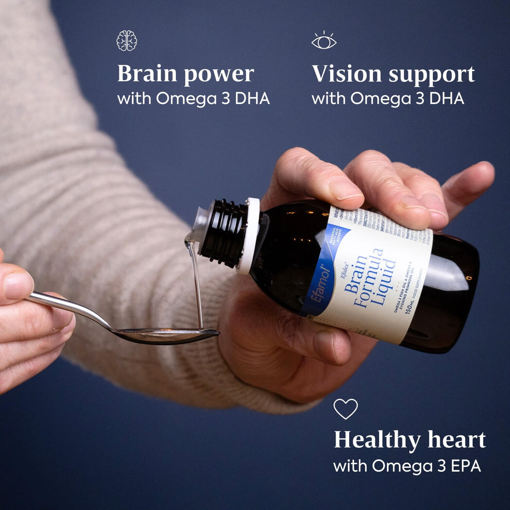 Efalex Brain Formula Liquid – Omega-3 DHA, EPA & Omega-6 GLA for Brain ...