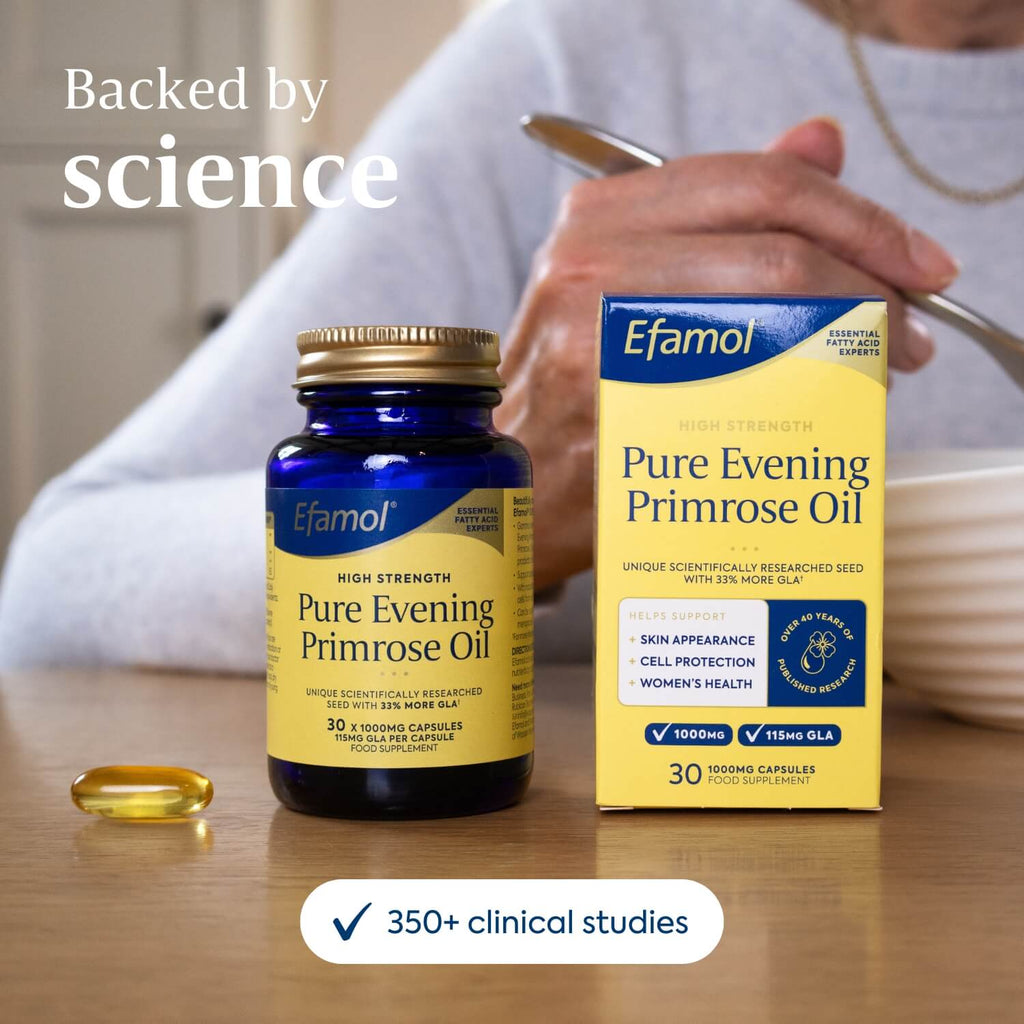 Efamol Evening Primrose Oil Capsules – High Strength GLA Omega-6 for ...