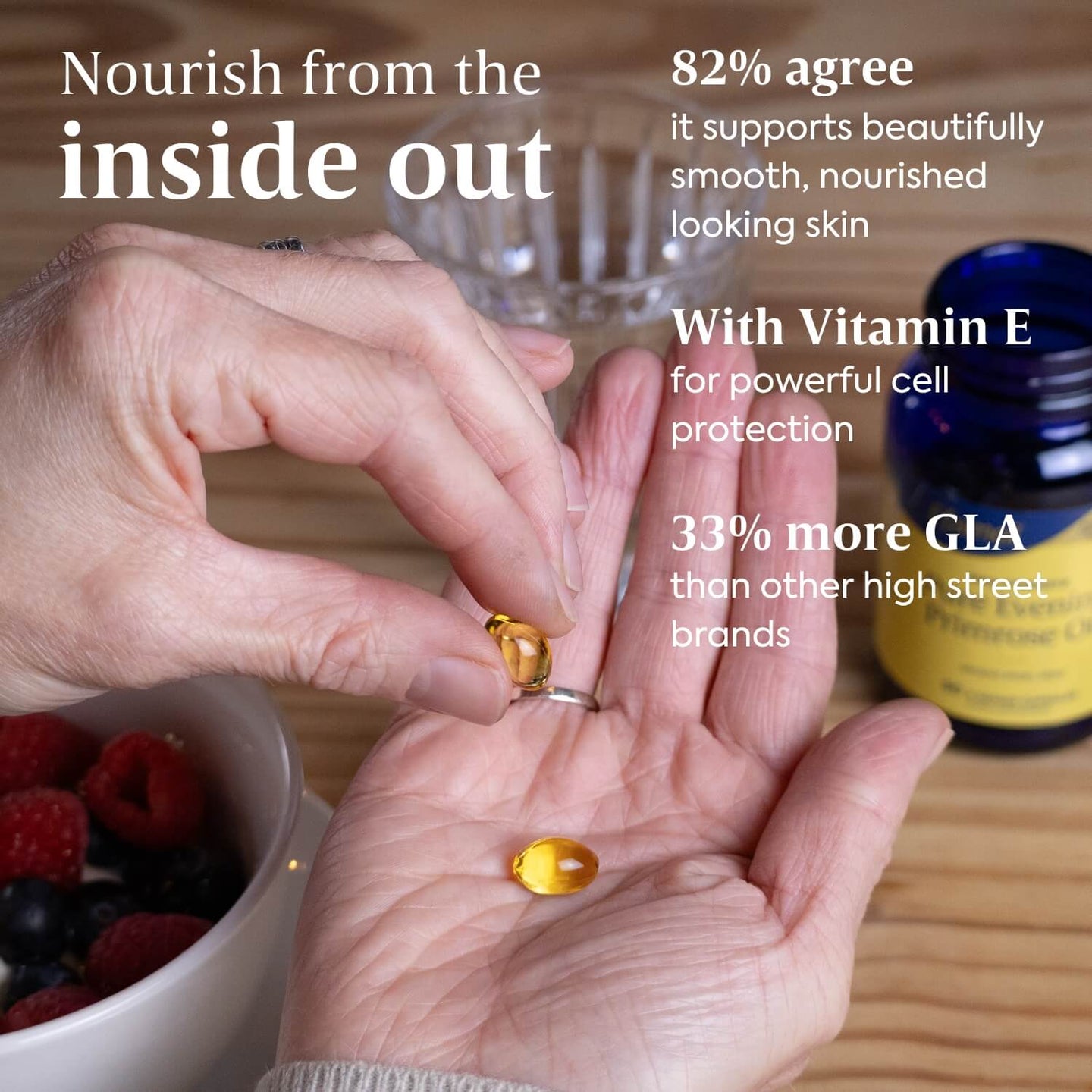 Efamol Evening Primrose Oil Capsules – High Strength GLA Omega-6 for ...